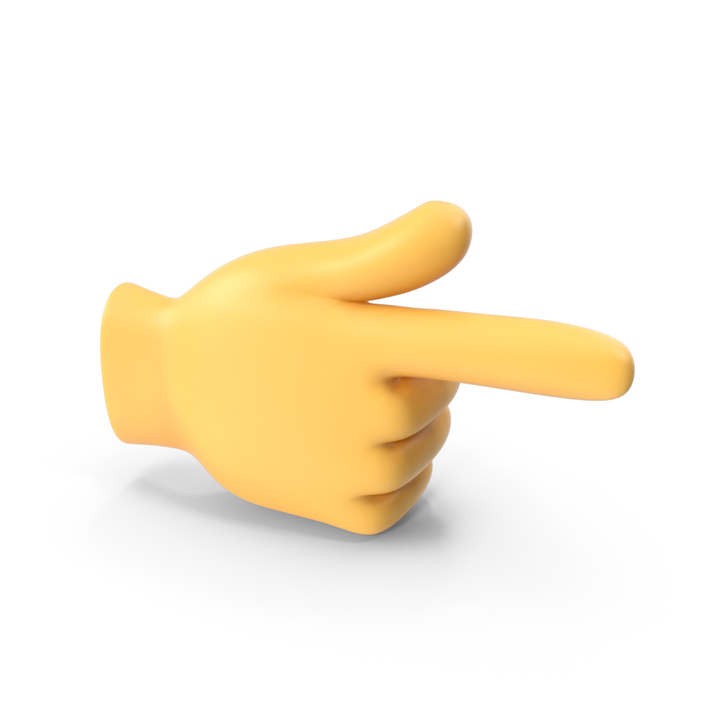 Backhand Index Pointing Right Emoji.G02.2k - EliteCEU Continuing ...