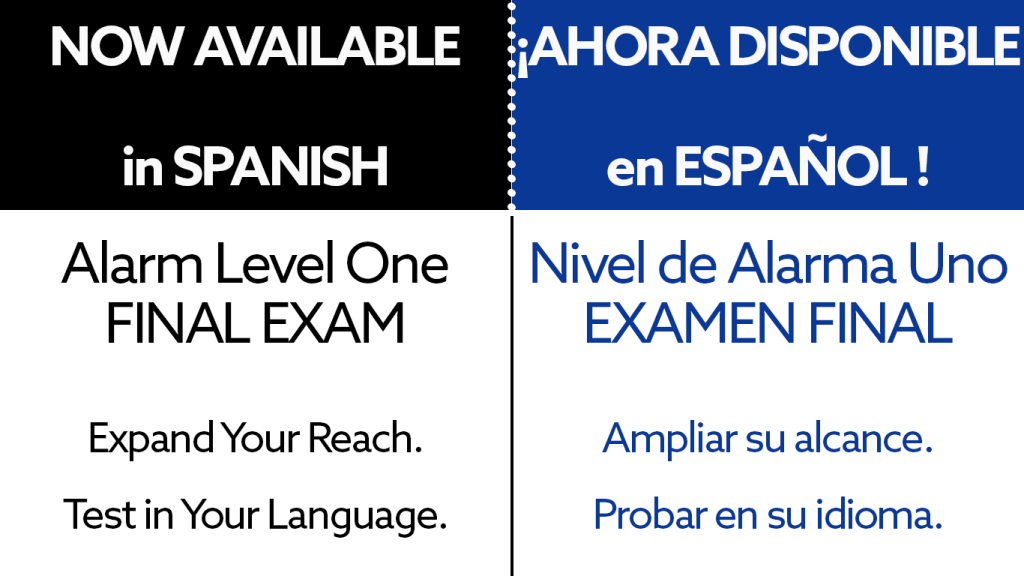 ALARM LEVEL ONE Final Exam AVAILABLE IN SPANISH - EliteCEU Continuing ...